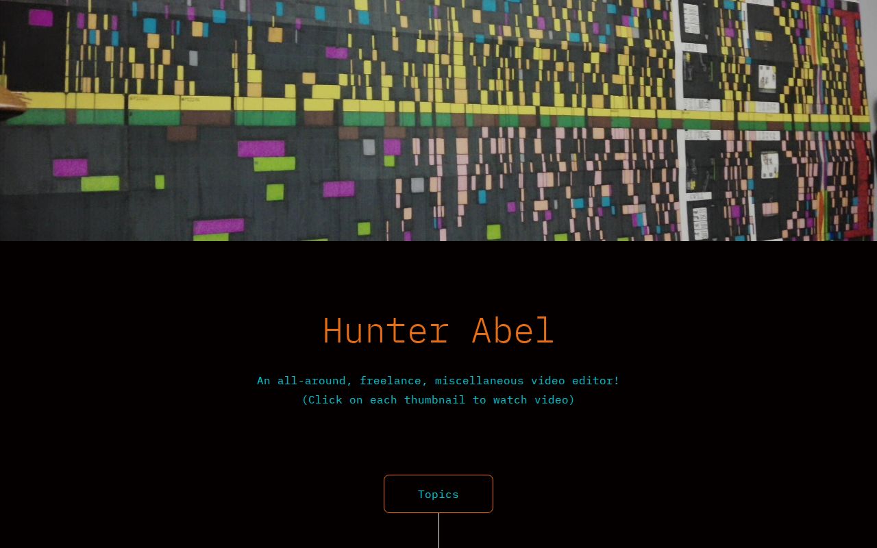 Hunter Abel | Video Editing Work